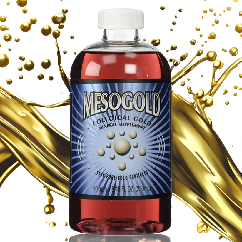 MesoGold® Colloidal Gold Supplement - 8.45 oz (250mL) - High Purity ...